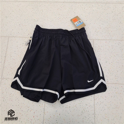 Nike Dri-Fit DNA 男弹力速干透气篮球训练二合一短裤 HJ4234-010