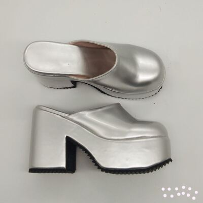 2022年新款银色超高跟定制大码