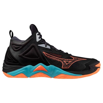 海外代购抗震耐磨排球鞋 Mizuno Wave Momentum 3 Mid
