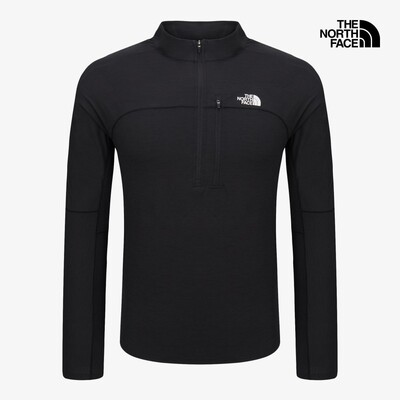 北面男女巅峰户外半拉链长袖T恤