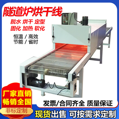 隧道炉烘干线高温网带烘道流水线
