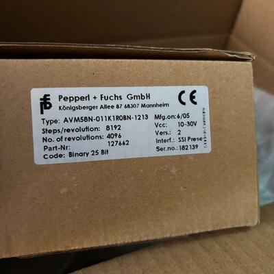 议价AVM58N-011K1ROBN-1213 倍加福编码器 工控自动化配件维修