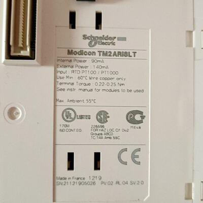议价TM2ARI8LT PLC温度输入模块 工控自动化配件维修