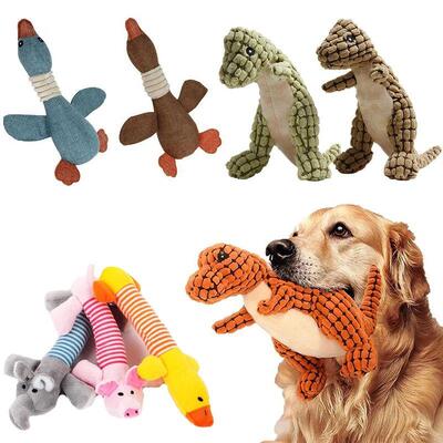 Pet Dog Sounding Squeak Bite Resistant Toys for Small Large