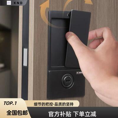 意大利进口AGB隐形门锁内嵌平开 移门锁极简推拉无把手双面隐形锁