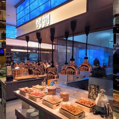自酒助餐保温灯市干FKQ果防食潮灯快餐熟食保温超灯餐厅店物加热