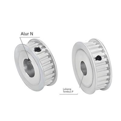 EAR15-T10200-18-A-N-d12 两面平同步轮AF型T10-18齿槽宽22铝合金