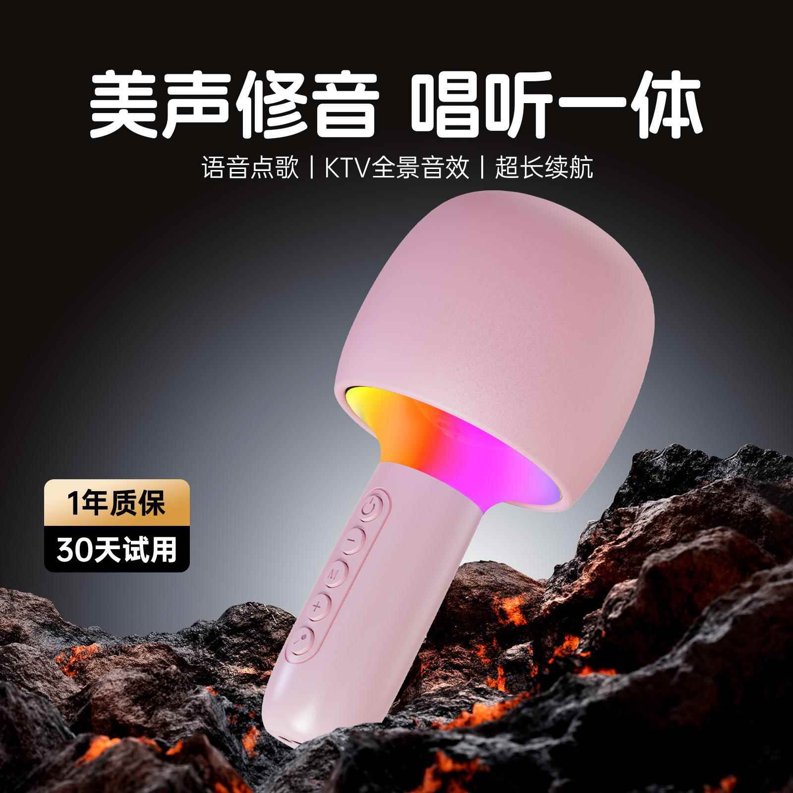 车载麦克风k歌汽车通用无线话筒理想l6/l7/l8/l9/one专用蓝牙ktv