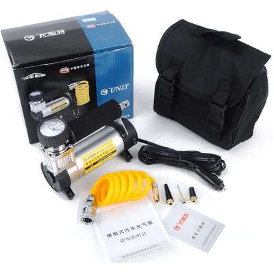 尤利特车载充气泵3035A便携式充气机高压轮胎打气泵12v车用加气泵