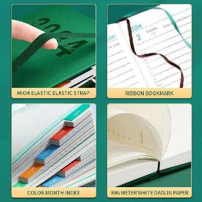 A5 Diary Portfolio 365 Days Notepad Weekly Monthly Daily