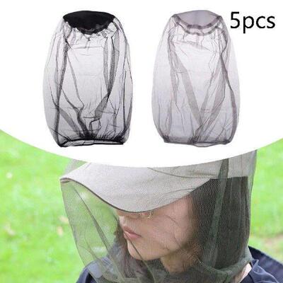 10Pcs Fly Head Net Mesh Netting for Backpacking Outdoor