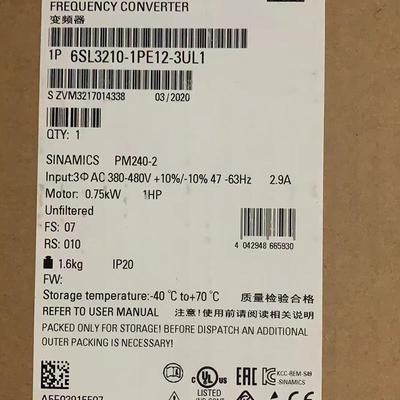 6SL210-1PE14-AL1G120模块式变频器PM240-2内置滤波器新议价
