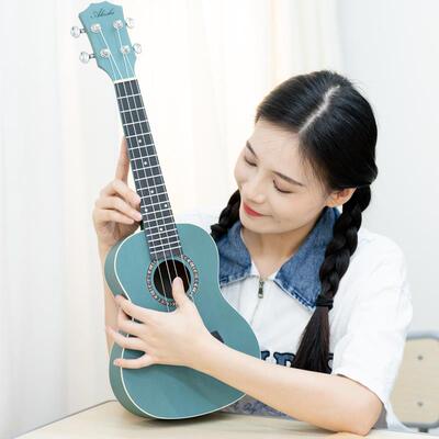正品aeshi23尤克里里初门女生款学初k学者乌克丽丽演奏级ukulel入