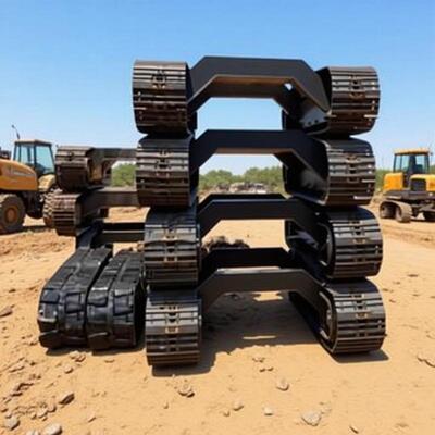 0048履-1站00走吨液压带底盘履带行底盘电动液压履带总成