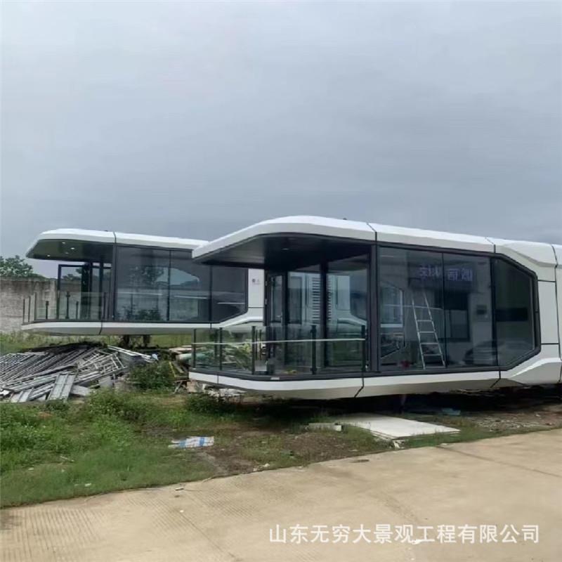 景区民宿办公阳光房酒店住人创意方舱新款苹果舱太空舱移动房屋
