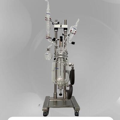 双层玻璃反应釜5L耐高温耐腐蚀实验室工业用支持非标选购