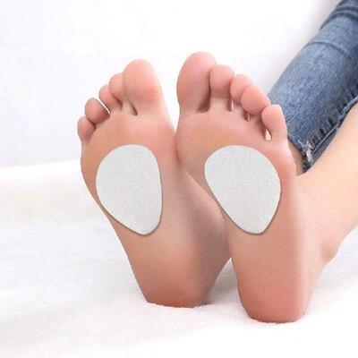 1 Pair Plush Forefoot Pad Soft and Sweat-Absorbent Adhesive