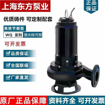 上海东方WQ潜水排污泵地下室污水提升泵/上海东方水泵