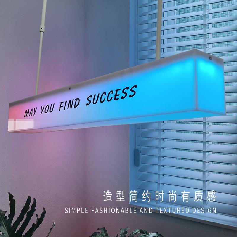 炫彩亚克力灯箱创意广告牌户外服装门头灯牌招牌门牌挂墙铆钉其他