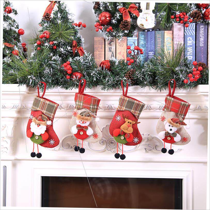 Christmas stocking pendant Christmas stocking gift bag圣诞袜