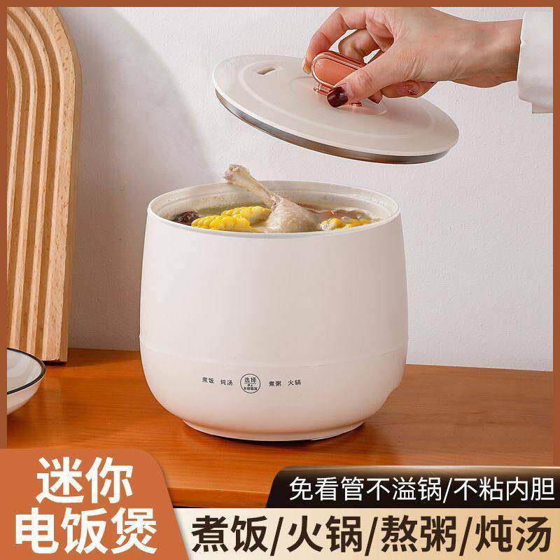 德国黑科技迷你电饭煲展纳陶瓷釉电煮锅一人食炖煮家用小火锅