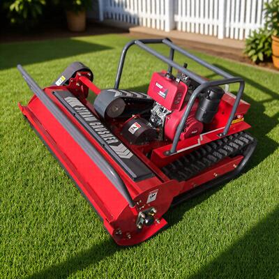 功率KAR草机履带式行走割草全机地形大通用碎草碎机开荒遥控割草