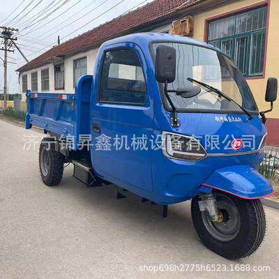 农用柴油三轮车三子工地自马卸翻车斗燃工LAG油程三轮车18马力