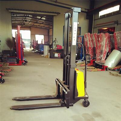 1吨1.6米半电动堆高车 手推电升堆高车 电动叉车CTDB型