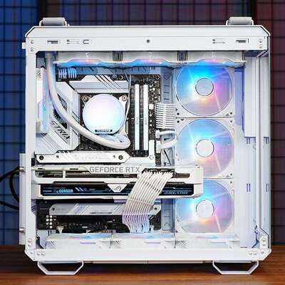 TCOMAS钛坦SJ-A080 一体式CPU散热器360水冷积木风扇ARGB泰坦1700