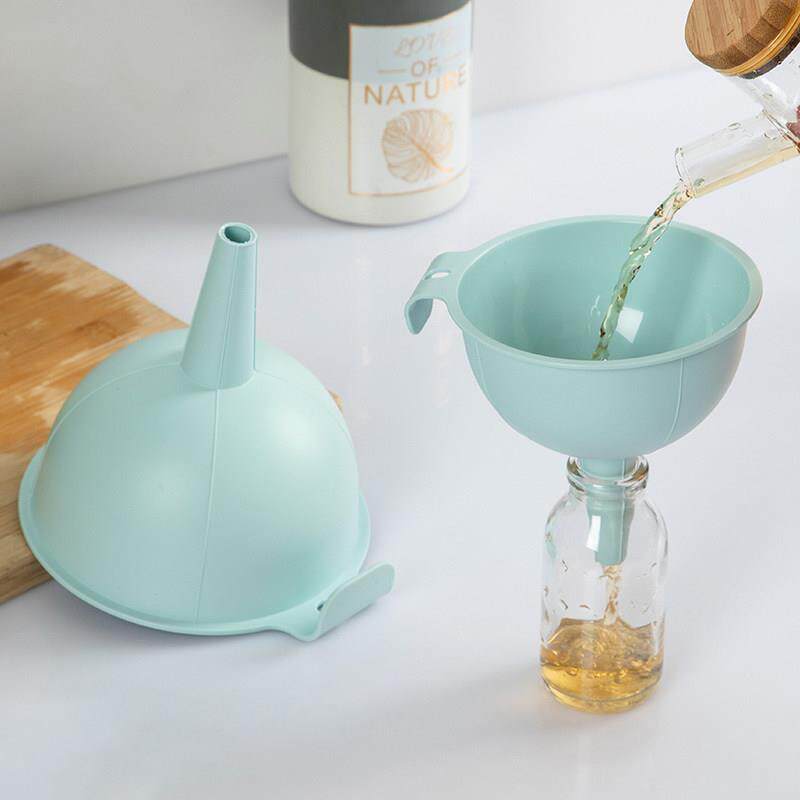 漏斗灌酒大口径厨房塑料家用漏油倒酒过滤打酒器器多功能分装滤斗