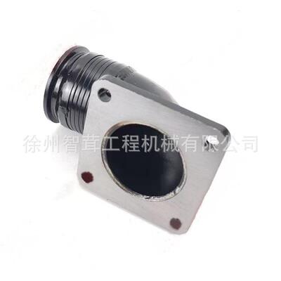 三一SPR300C 260轮胎压路机排气管 发动机排气歧管 配件
