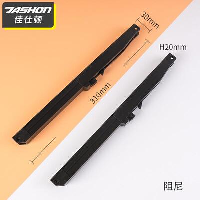 美式谷仓吊门轨音拉阻静尼缓冲DTO器移门推门闭门器