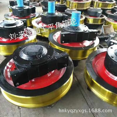 加工外径350的平角箱轮起重滑轮组LDA驱动装置轮加工