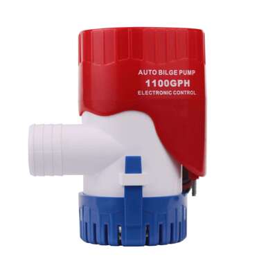 新品电子控制泵12V爆款自动舱底排水泵智能潜水泵探针泵1100GPH