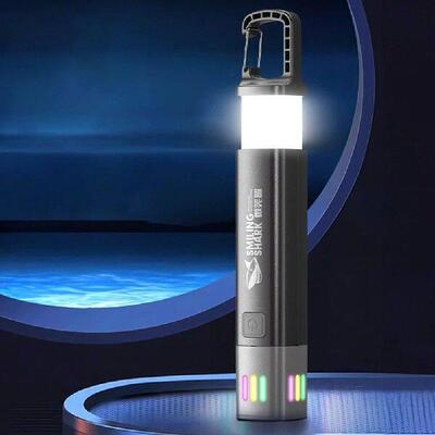 XPE+COB LED Variable Focus Flashlight with Floodlight Side