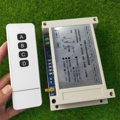 白泵面板4键无线遥控工业大功率22038V0V3A水抽0水机电机FOZ大棚