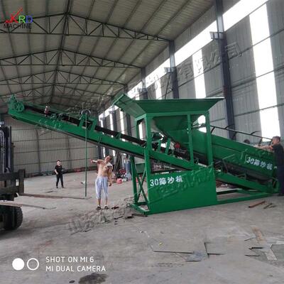 滚krd-576型旱地沙设筛备 传送带工地沙石过滤动筛设备 矿场煤块