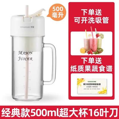 ROYALTY LINE RL-1013高档罗榨汁机16叶头刀500ml小型便携搅式榨