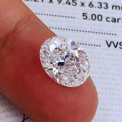 gia克拉宝石裸钻婚戒定制