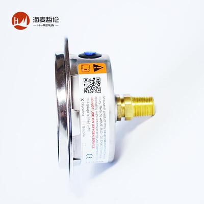 雅斯科ASHCROFT 638008A4G13LP0L600BR# 充油耐震波灯管压力表