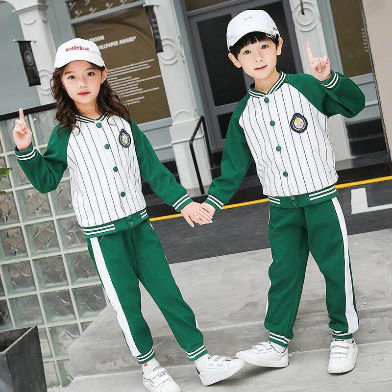 春秋款幼儿园园服套装小学生校服男女班服运动服英伦风纯棉两件套