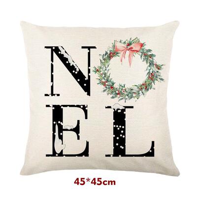 Christmas Pillow Covers 18x18 Set of 4 Farmhouse Decoration