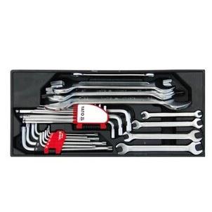 YATO易尔拓YT-55452内六角扳手及开口扳手组合工具26件套
