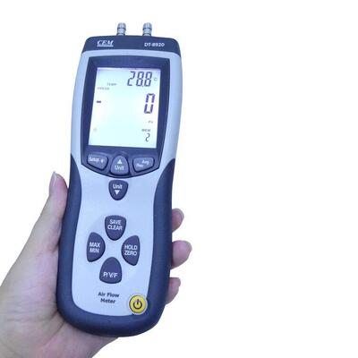 CEM华盛昌DT-8920专业高精度压差计专业高精度差压表压力计压力表