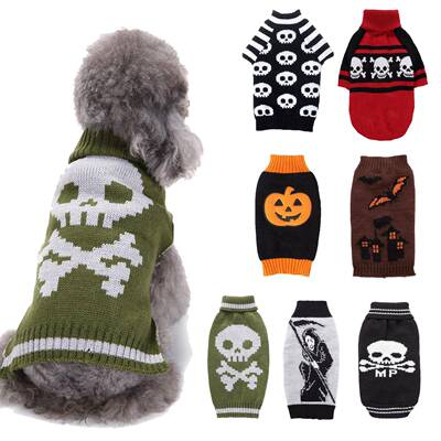 Pet Halloween Pumpkin Skeleton Bat Grim Reaper Dog Costume