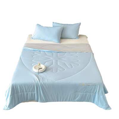 被凉爽锦纶空调被凉即刻子夏丝薄被夏柔爽滑冰凉感糯感纯色被