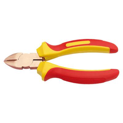 WEDO维度防爆绝缘注塑铍青铜斜口钳绝缘无火花工具VDE认证INB6203