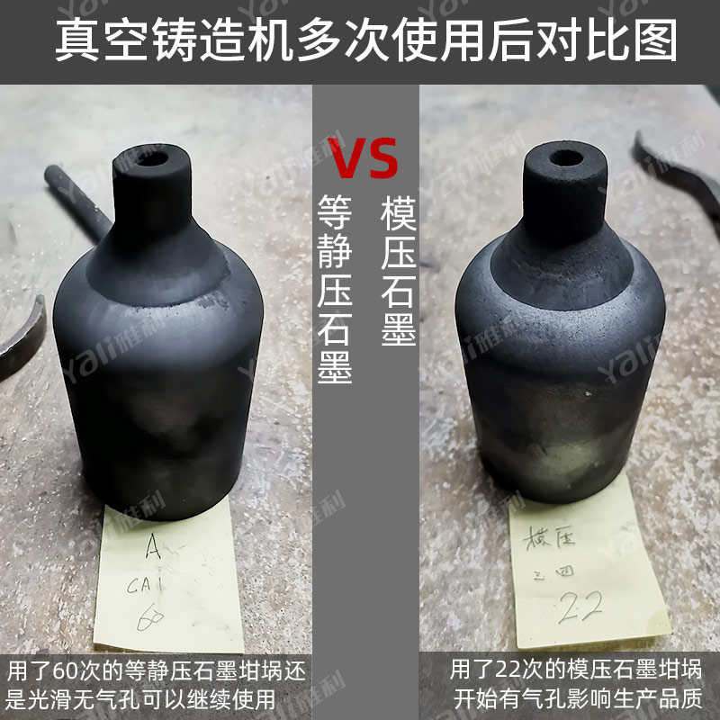频单环镀石墨铸造熔炼炉静压坩埚高纯坩埚耐热专用等高密熔炼中高