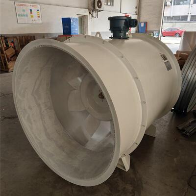 管道加压斜流风机带销声段GXF-6.5C15KW25000m3/h1000pa