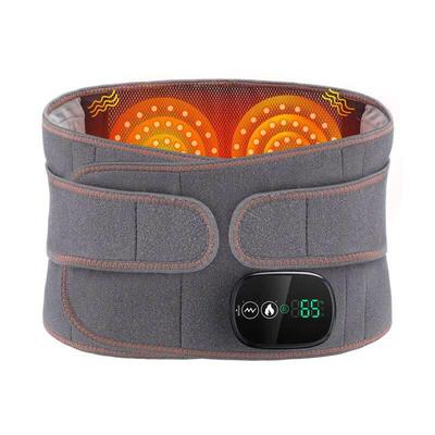 Rechargable Vibration&Heating Belt Red Light Hot Compress He